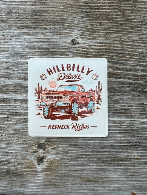 The Original Hillbilly Deluxe Decal/Sticker | The Frosty Pony Western Store