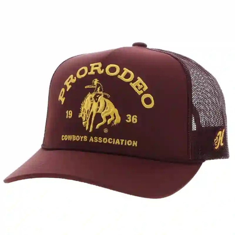 PRCA Hat by Hooey Maroon | The Frosty Pony